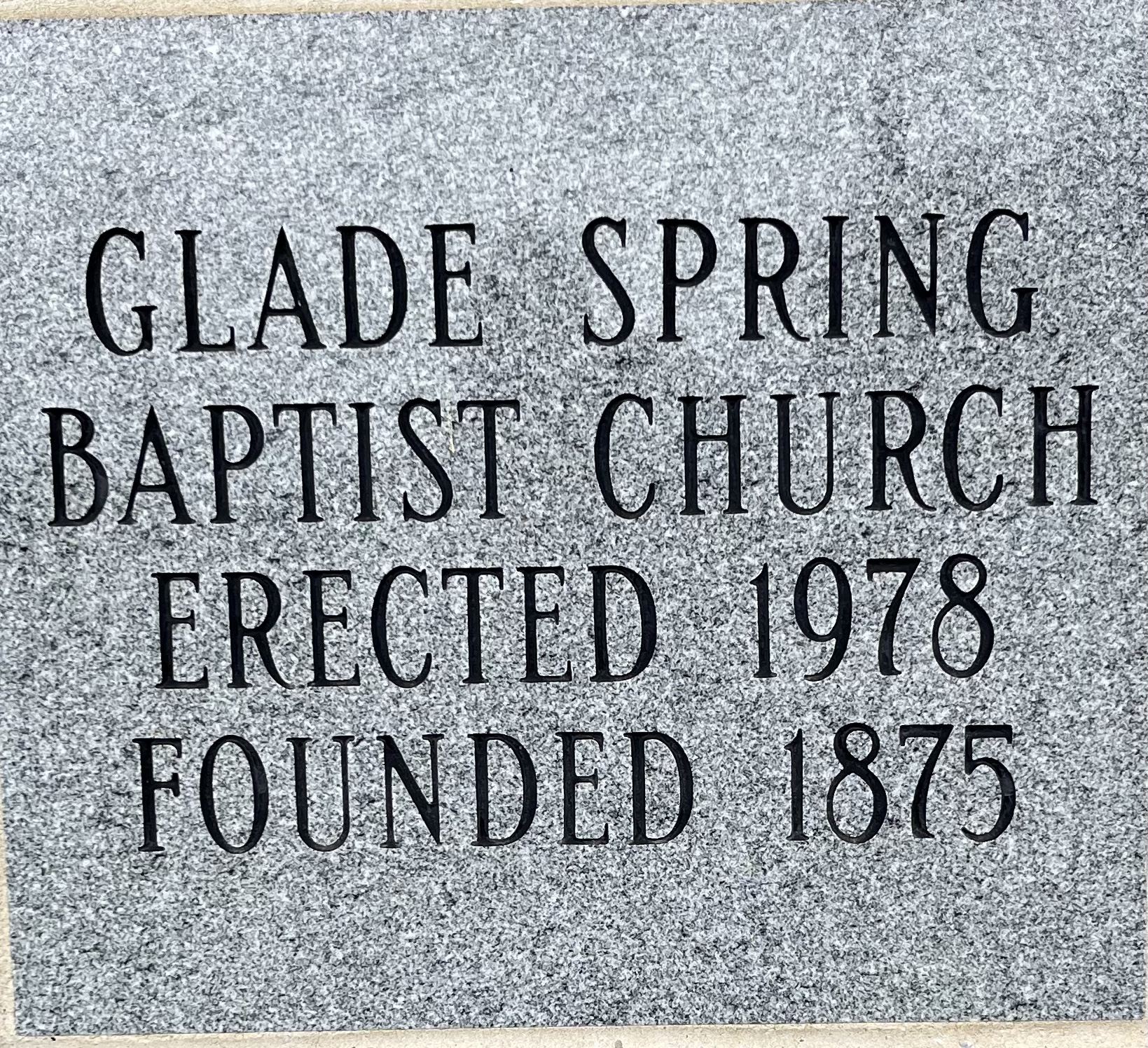 First Visit - Glade Spring Baptist Church
